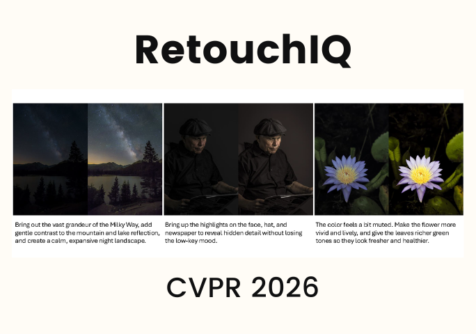 Adobe Research » Teaching an AI Agent to Retouch Photos: RetouchIQ at ...